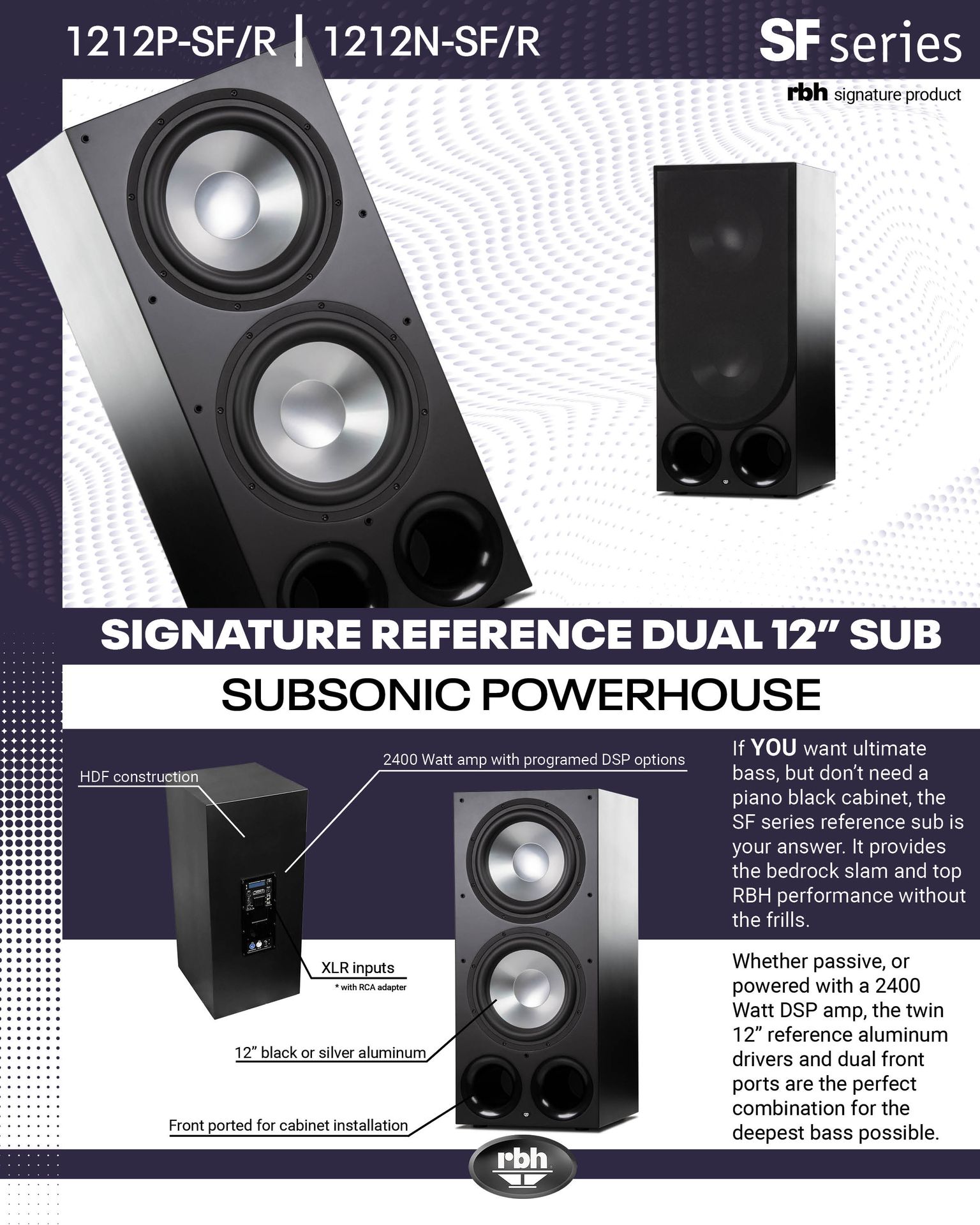 1212P-SF/R | RBH Sound